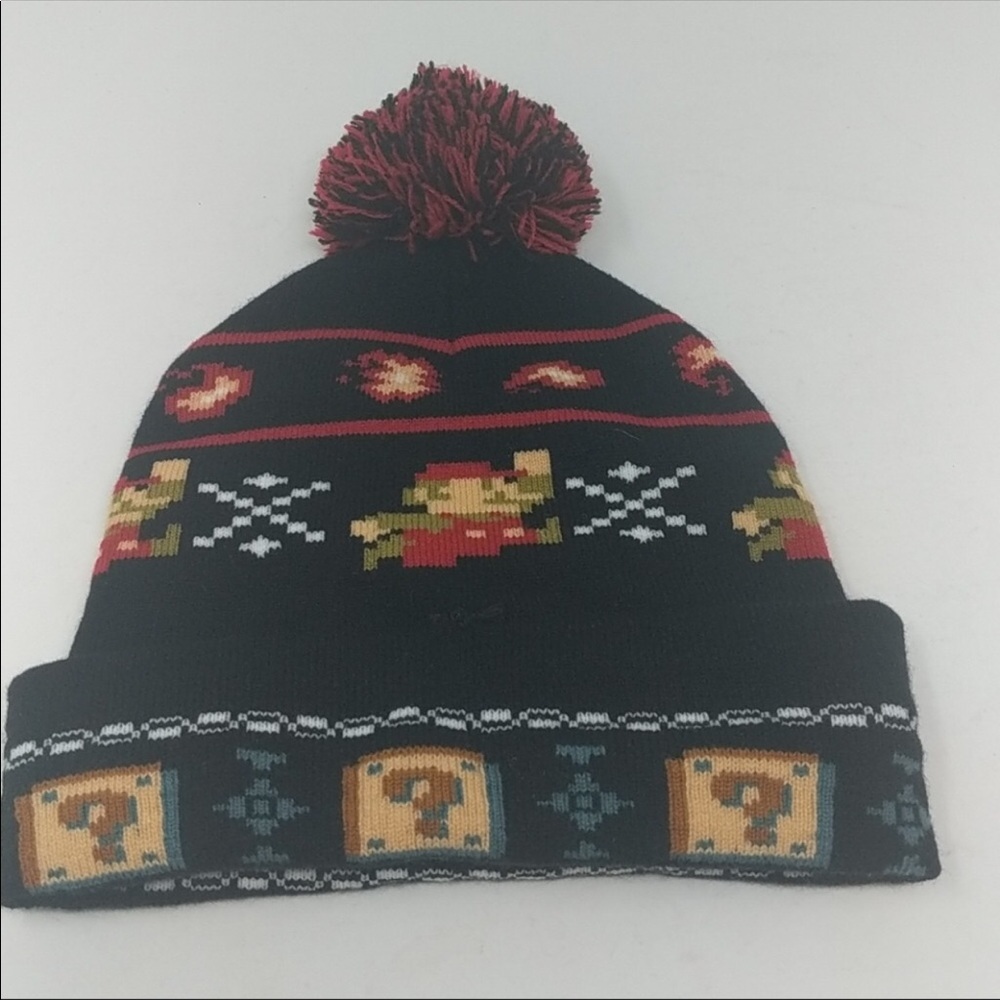 Super Mario Bros Beanie Nintendo Winter Hat - Gem